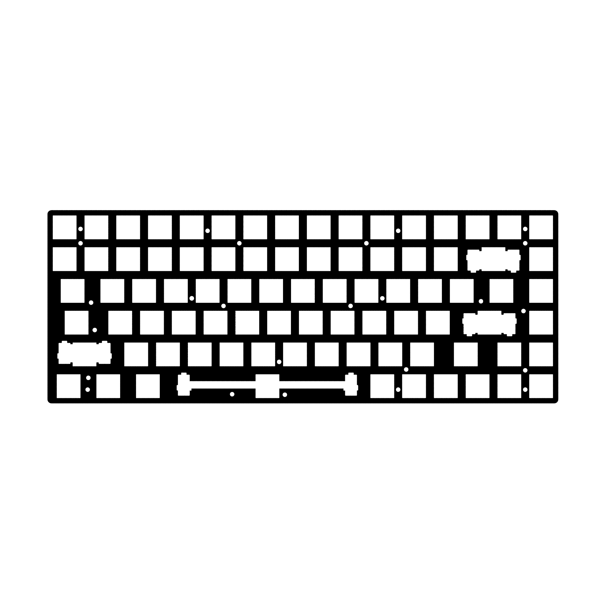 Keychron K2 HE POM Plate – Keyboard Kustoms