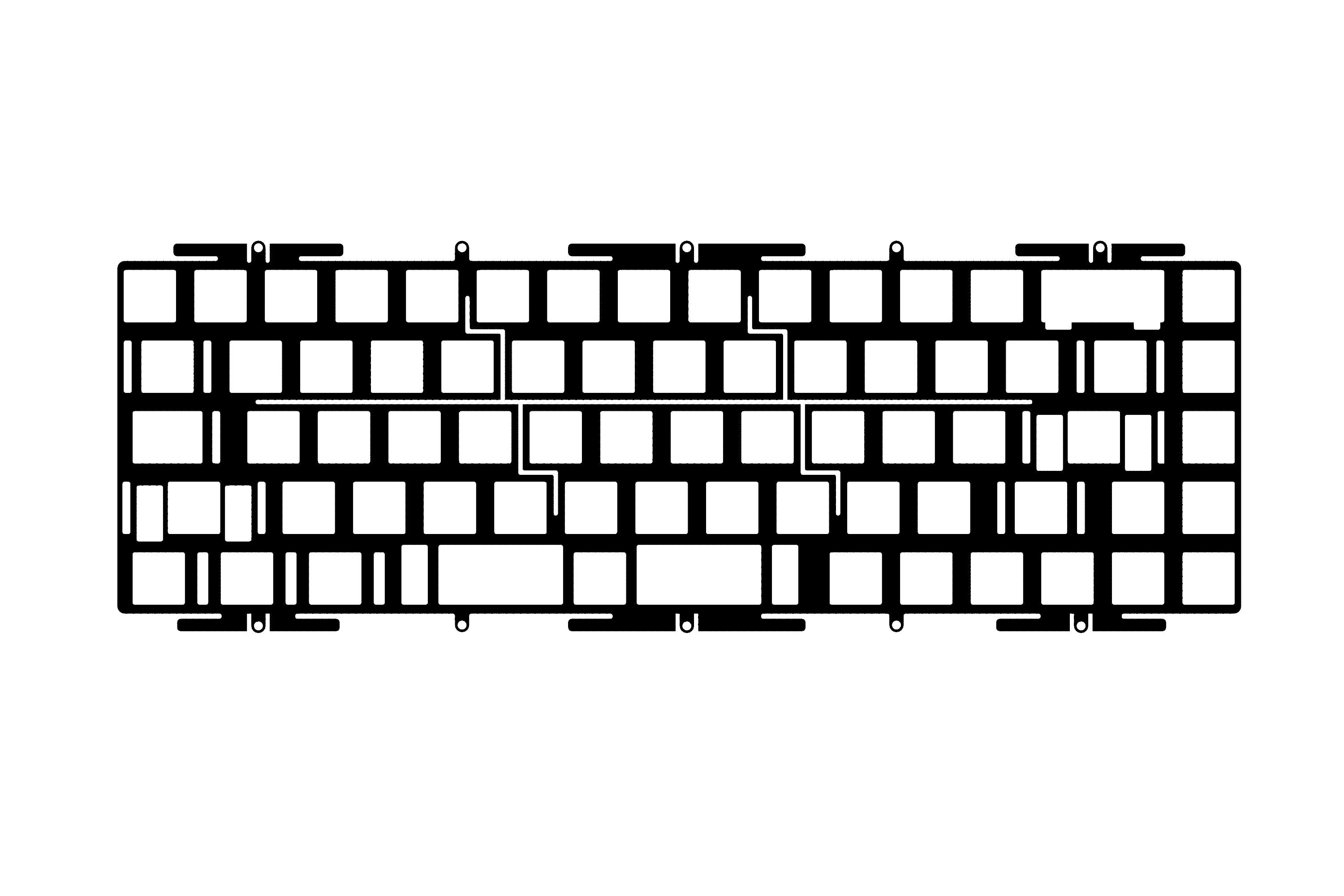 KBDFans Tofu65 2.0 POM Plate – Keyboard Kustoms