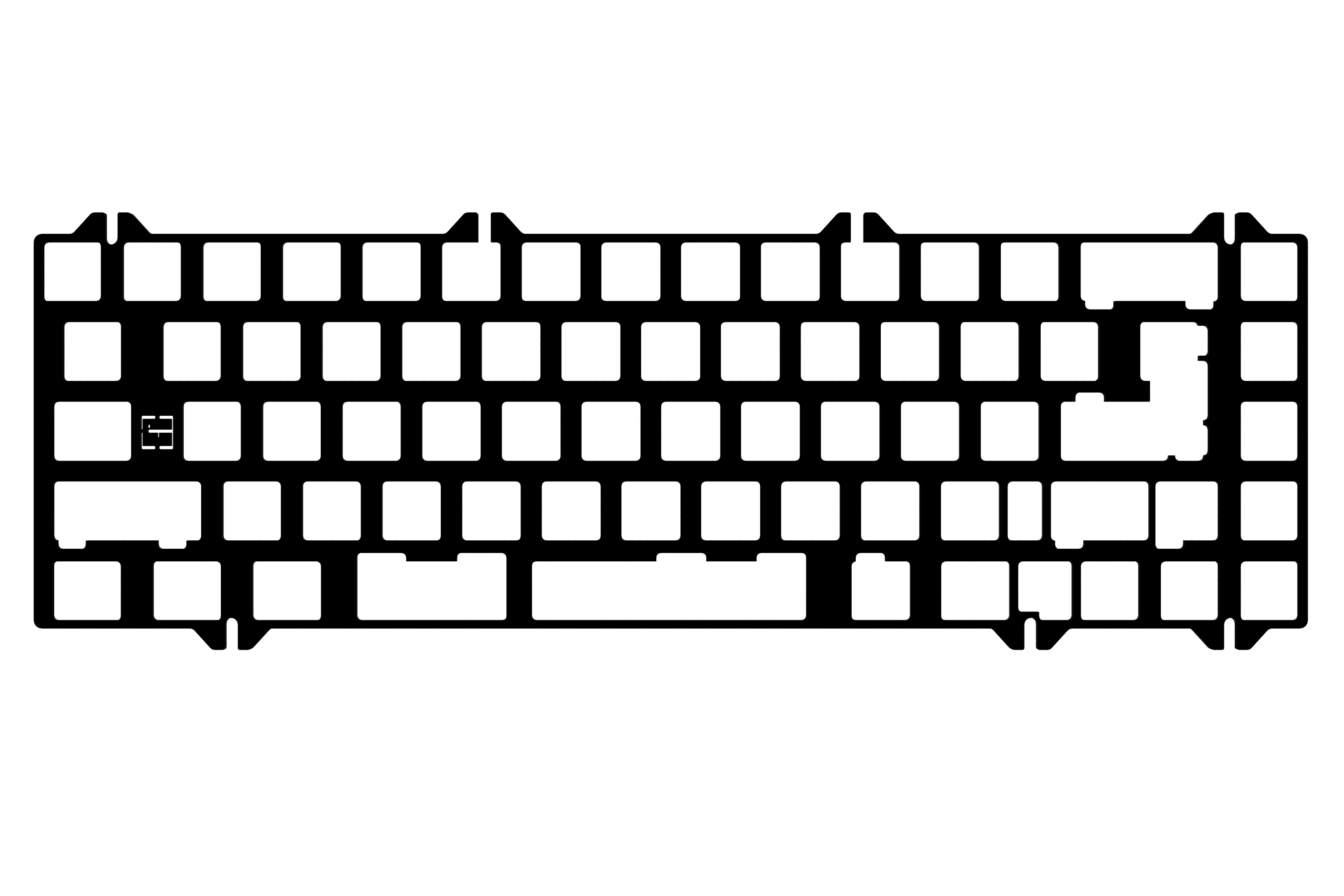 TGR x GAF 910 POM Plate – Keyboard Kustoms