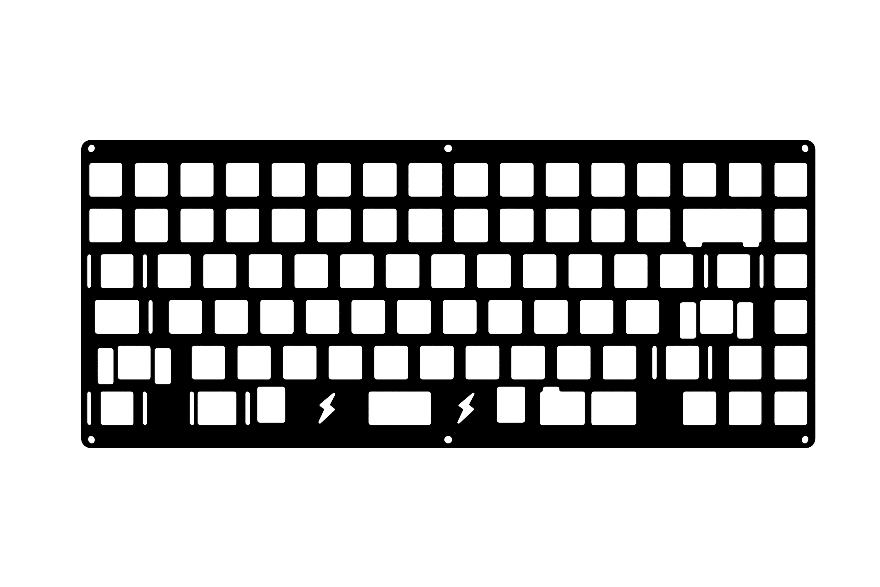 Godspeed 75 POM Plate – Keyboard Kustoms